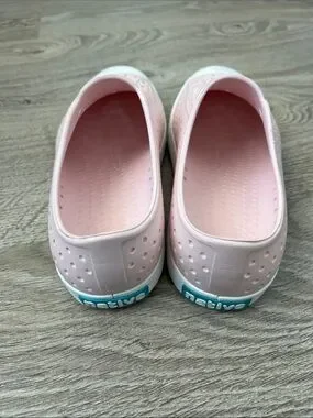 Native | Shoes | Native Pink Jefferson Slipon Sneakers With White Toe ...